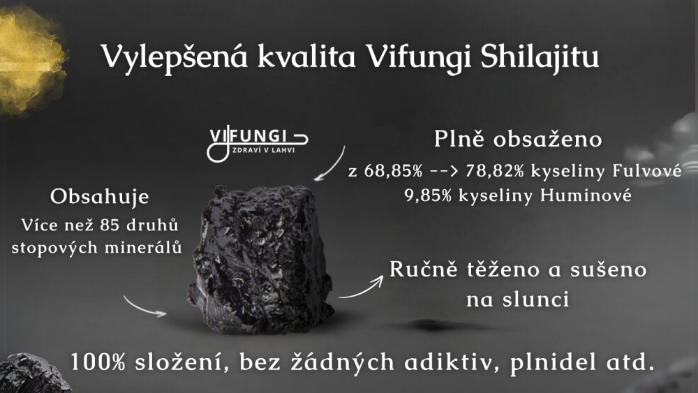Vifungi Shilajit (Mumio), 30g, Pravý Himalájský, Doplněk stravy